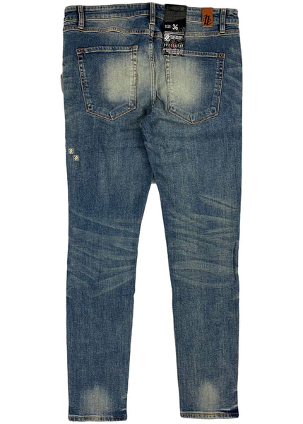 Shabazz Brothers - Santorini Jean (medium wash indigo) – Krispy Addicts ...