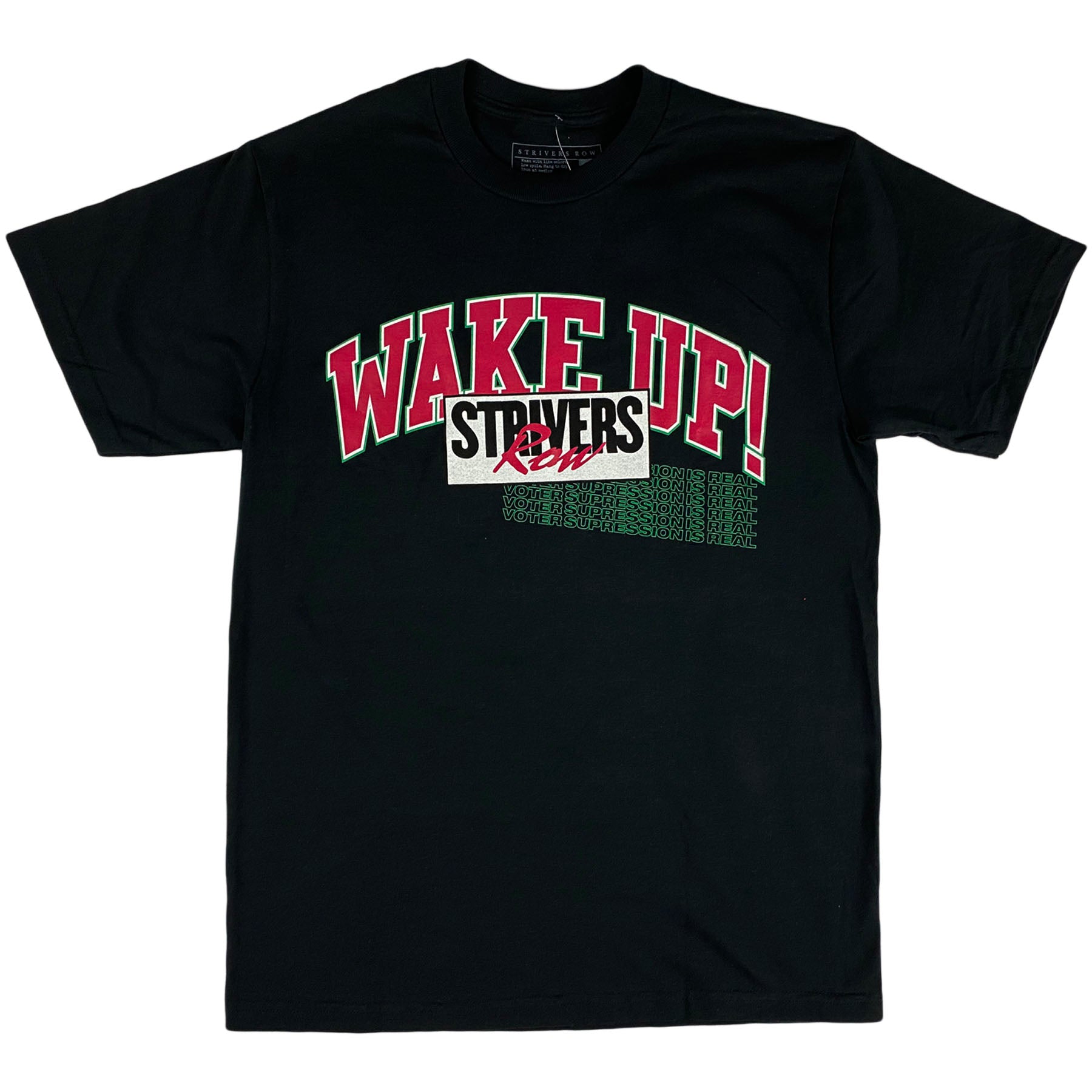 Strivers Row - Wake Up SS Tee (black) – Krispy Addicts Clothing Boutique