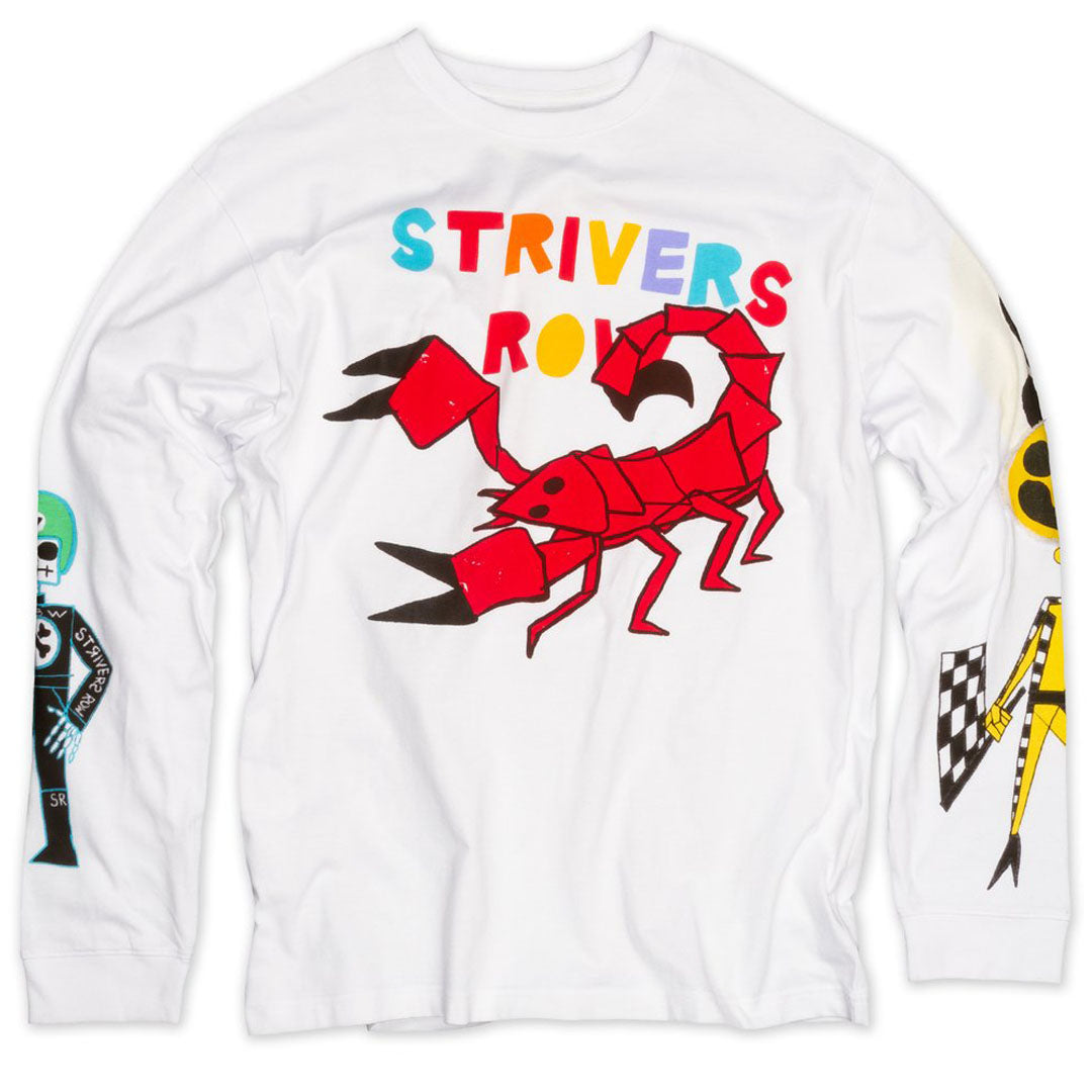 Strivers Row - White Tank LS Knit (bleach white) – Krispy Addicts ...